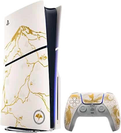 Sony PlayStation 5 (PS5) Slim Disc Edition - Ghost of Yotei Gold ...
